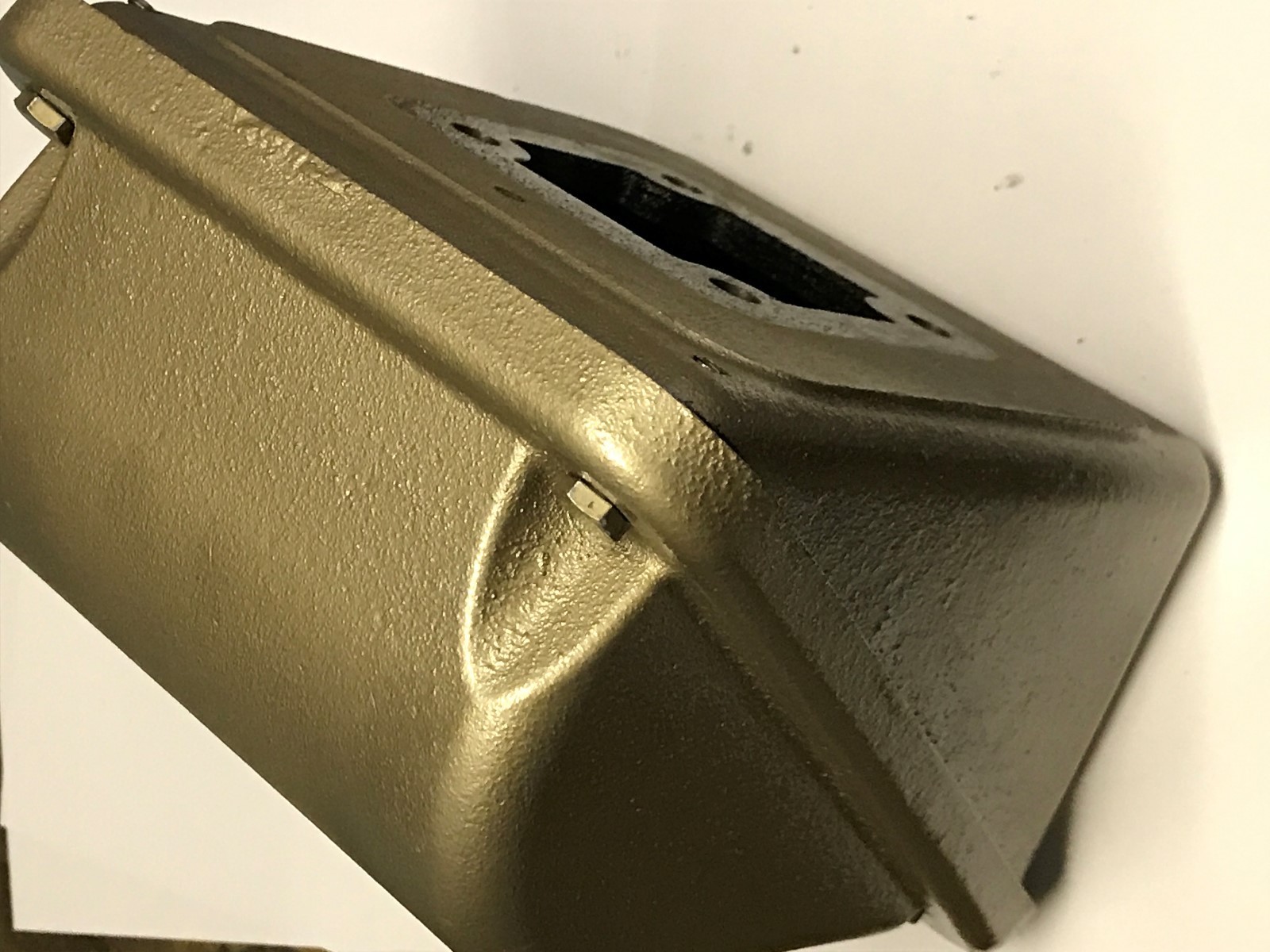 Baldor Cast Iron Electric Motor Terminal Conduit Box W/Cover for 284 ...