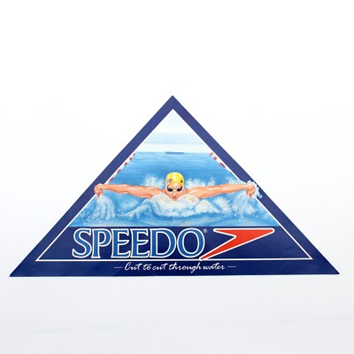 Autocollant - SPEEDO - Cut to cut through water | eBay