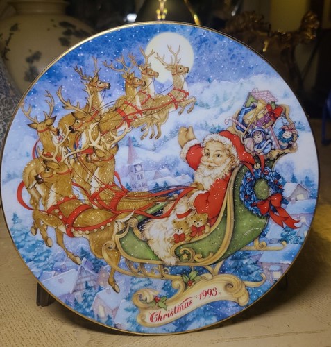 Avon Fine Collectables 1993 Christmas Plate In Original Box | eBay
