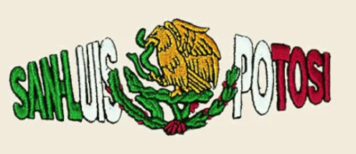 San Luis Potosi Mexico Flag SLP S.L.P. Mexico Flag Mexican Car Emblem