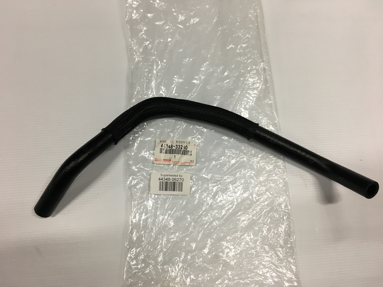 Genuine OEM Toyota 44348-06270 Power Steering Oil Reservoir Hose 2007 ...