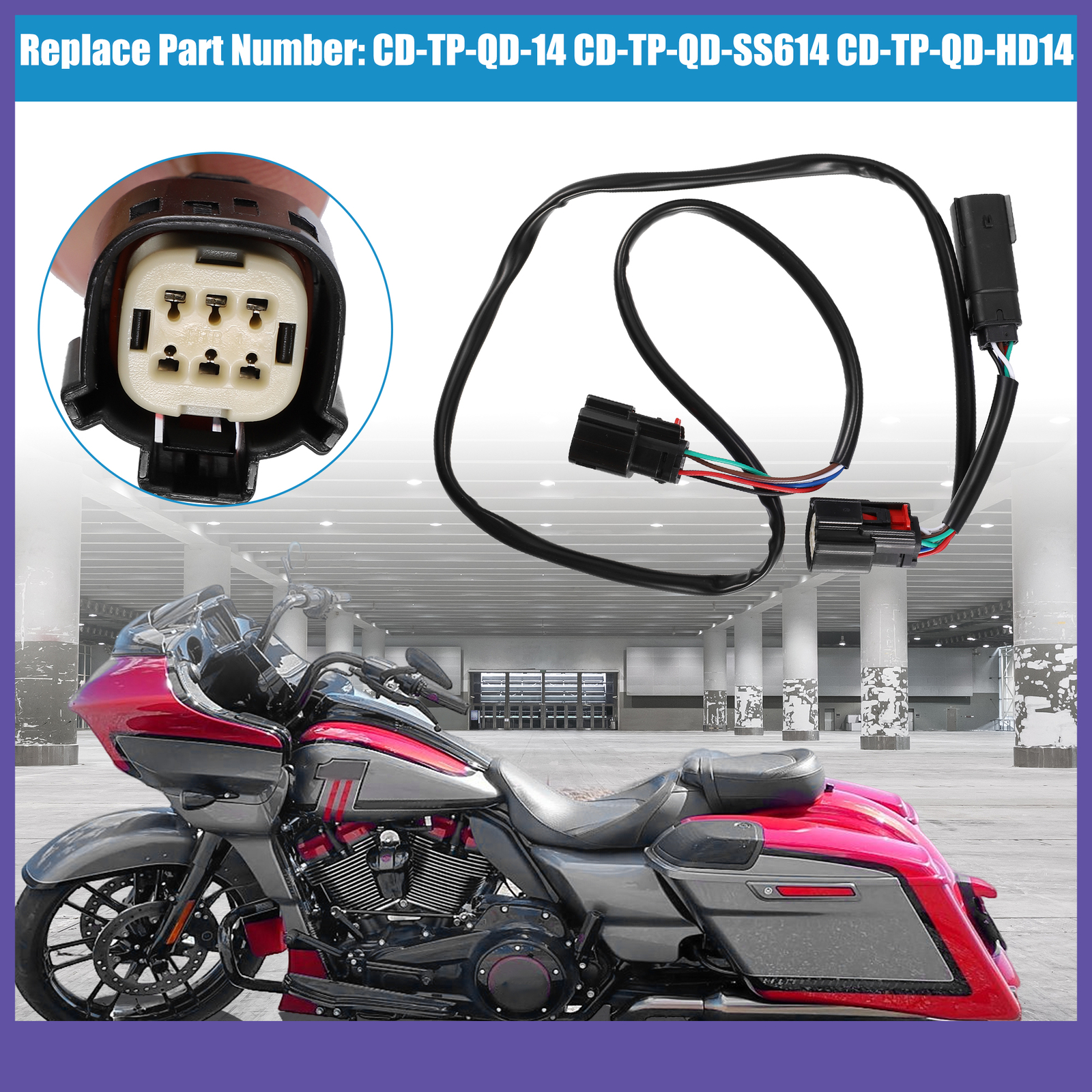 Quick Disconnect Wiring Harness Custom for Custom Dynamics for Harley ...