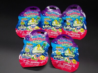 New 5 Blind Bags Splashlings Luminos Find the Go Glow Pals from the ...