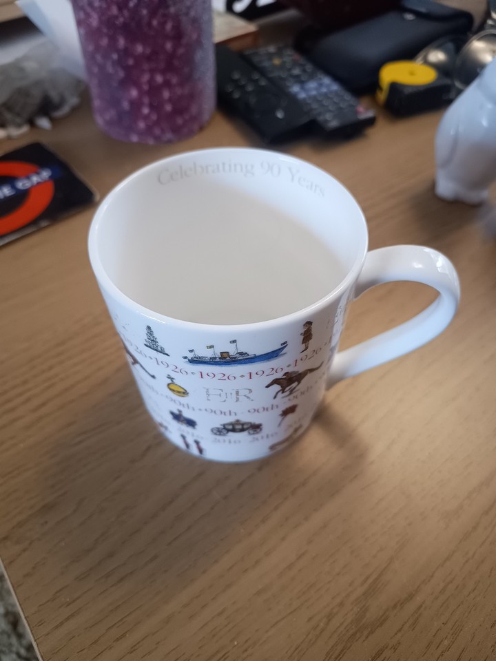 Milly Green God Save the Queen Royal Commemorative Coffee Tea 12oz Mug ...