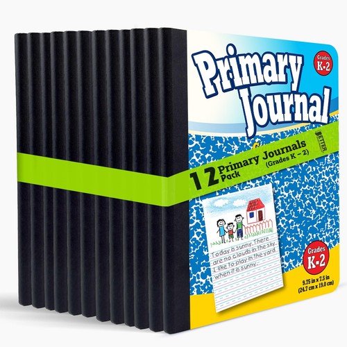 Primary Journal, Hardcover, Primary Composition Book Notebook - Grades ...