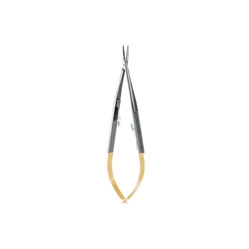 HU-FRIEDY Micro Straight Castro Perma Sharp Needle Holder, 14 cm (5.5 ...
