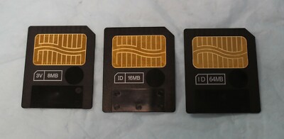 lot of 3 Smartmedia SM Memory Card 8, 16, 64MB | eBay