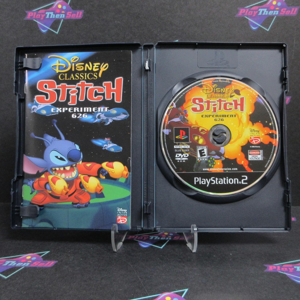 Refurbished Disney Classic Stitch Experiment 626 PS2 PlayStation 2 ...