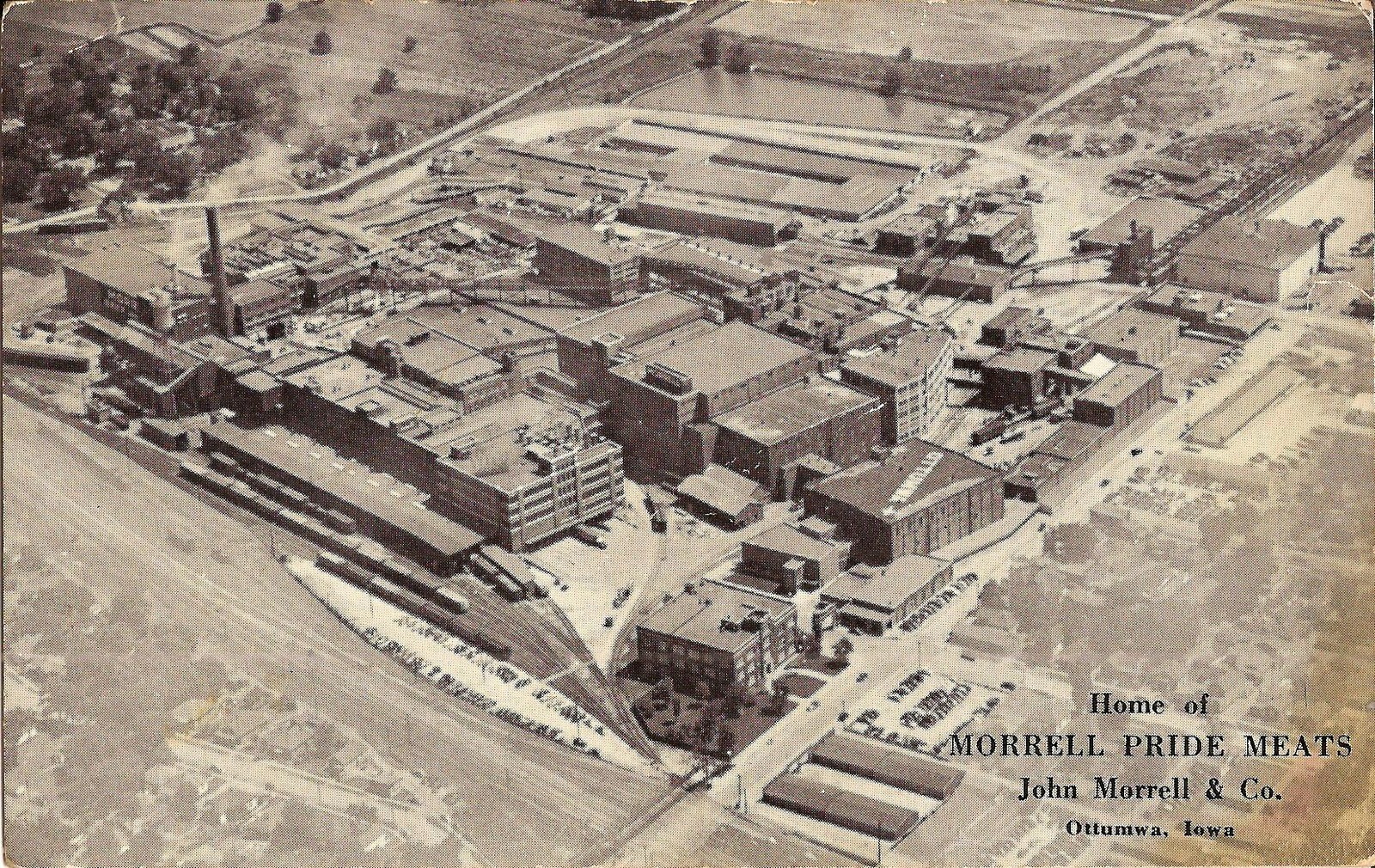 Ottumwa, IOWA - Morrell Pride Meats - BIRDSEYE - processing plant ...