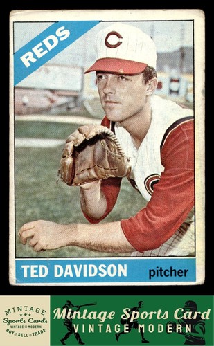 1966 Topps - Ted Davidson - #89 Cincinnati Reds | eBay
