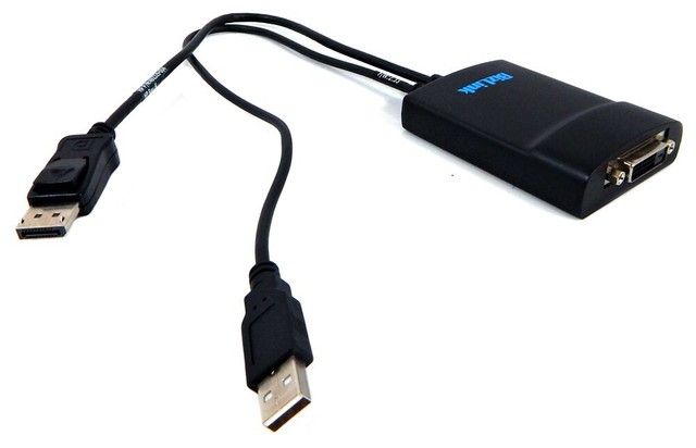 BizLink DisplayPort to DVI Adapter Bzl-ks10064 Dvi-to-dp-usb Cable for ...