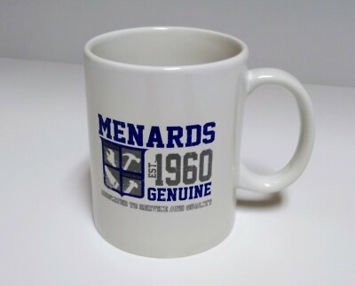 MENARD'S Coffee Mug Cup Est 1960 Tools 11 oz Vintage Collectible NOS | eBay