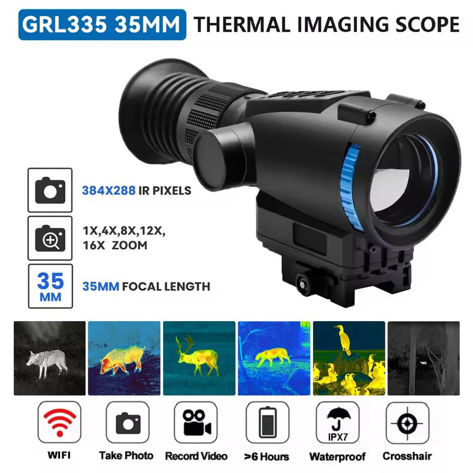 GRL335 / 325 25~35mm Lens- 384x288 Resolution High Quality Thermal ...