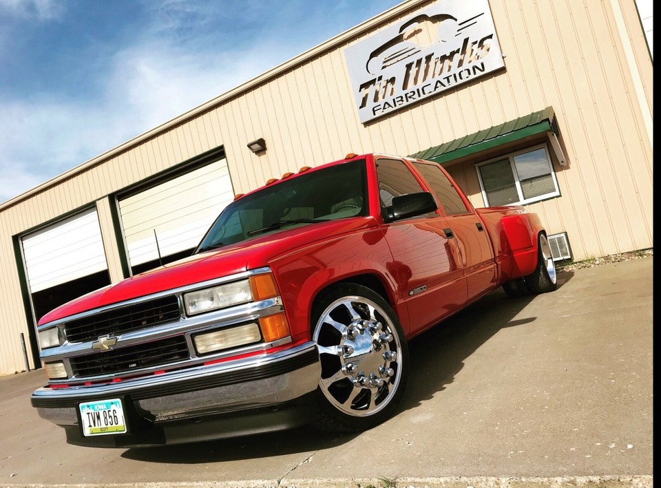 1988-1998 Chevy C3500 Rear C Notch Kit OBS Silverado | Upper | 8in Drop ...
