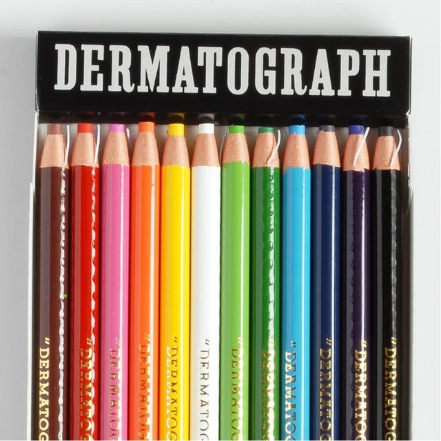 Mitsubishi Pencil Dermatograph K7600 12 Color Pencils K760012C for sale ...