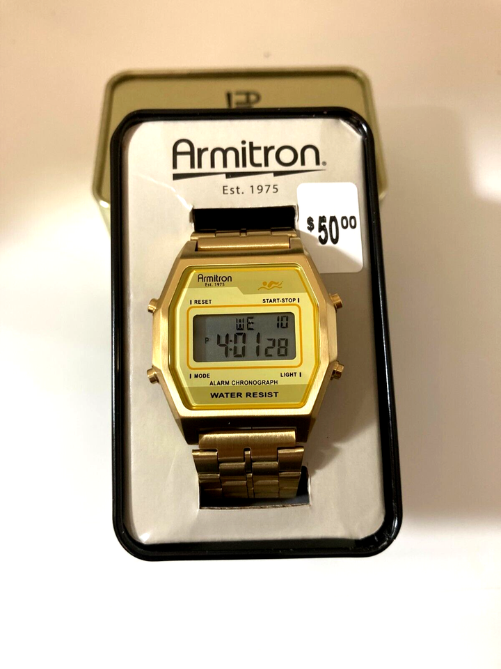Armitron Sport Retro Men's Digital Bracelet Watch, 40/8474/CHGP | eBay