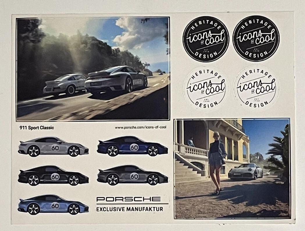Vintage Porsche Decals