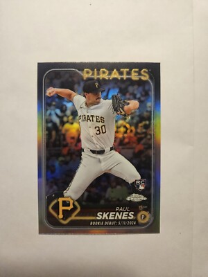 2024 Topps Chrome Update Paul Skenes Rookie Debut Silver Refractor # ...