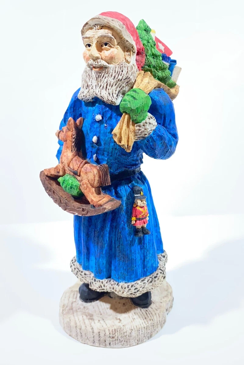 Old Santa In Blue
