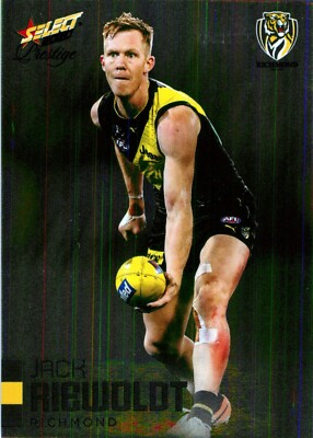 2020 RICHMOND TIGERS AFL Premiers Card JACK RIEWOLDT Footy Stars ...