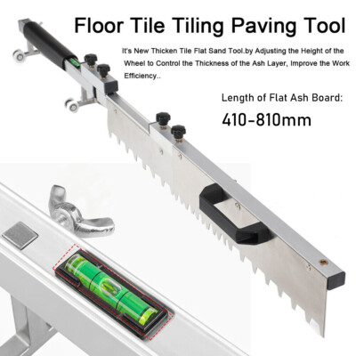 Steel Adjust Tile leveler Flat Ash Device Flat Sand Leveling Paving ...