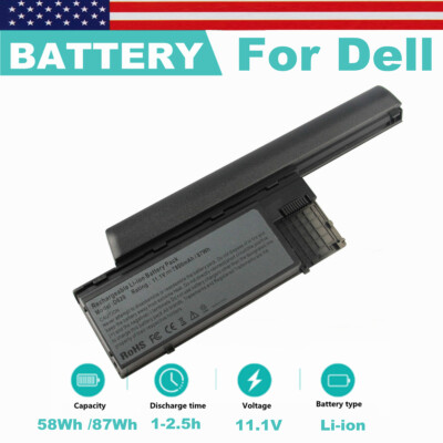 6/9 Cells Battery For Dell Latitude D630 D620 D631 D640 D630N PC764 ...
