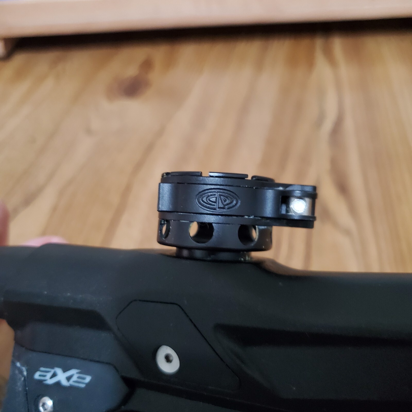 Empire Axe 2.0 Paintball Gun - Dust Black W/ Empire Halo Too Hopper ...