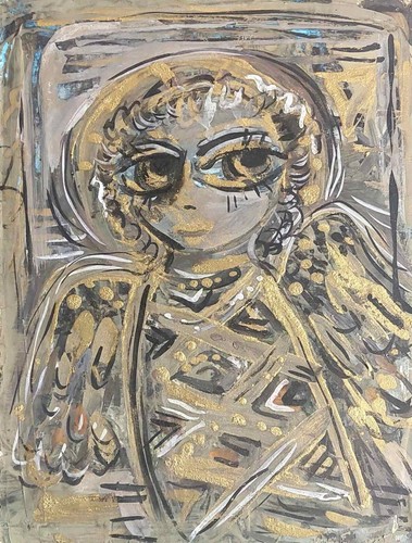 "Angel". Pastel on paper. Painting. Drawing. Art. | eBay