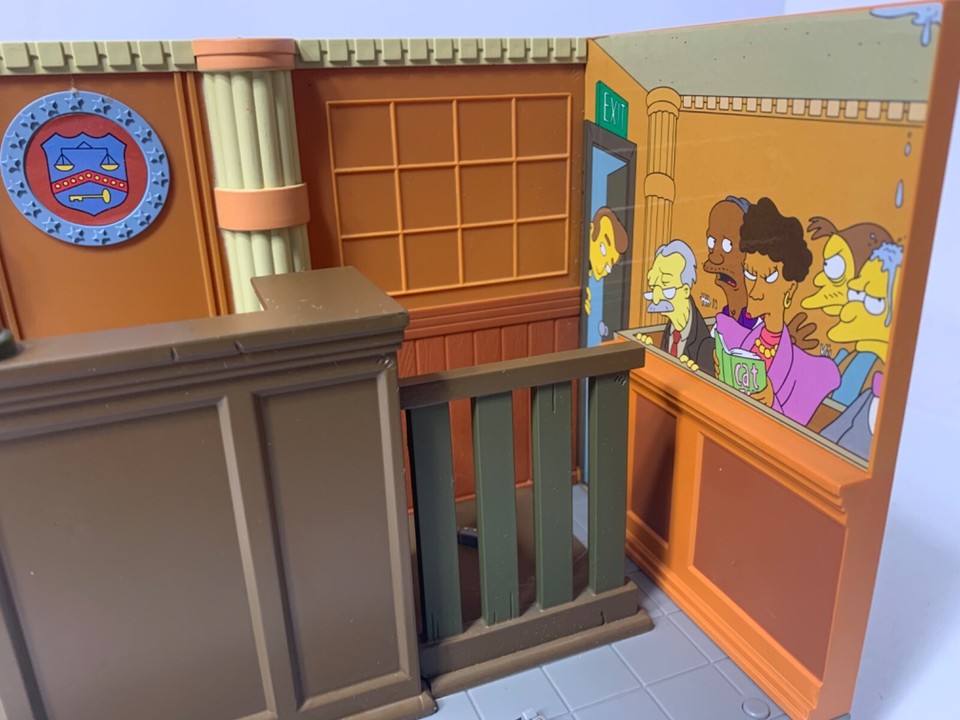 The Simpsons Court Room Playmates World of Springfield Interactive ...