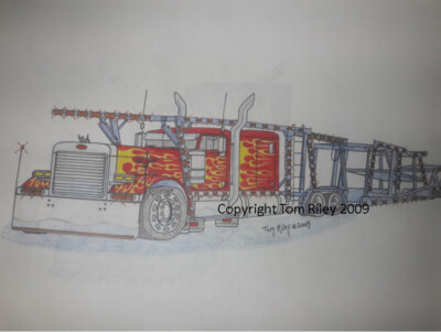 Custom Peterbilt Drawings