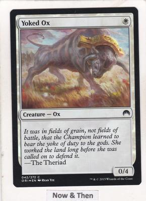 Magic: MTG: Origins: Foil: Yoked Ox | eBay