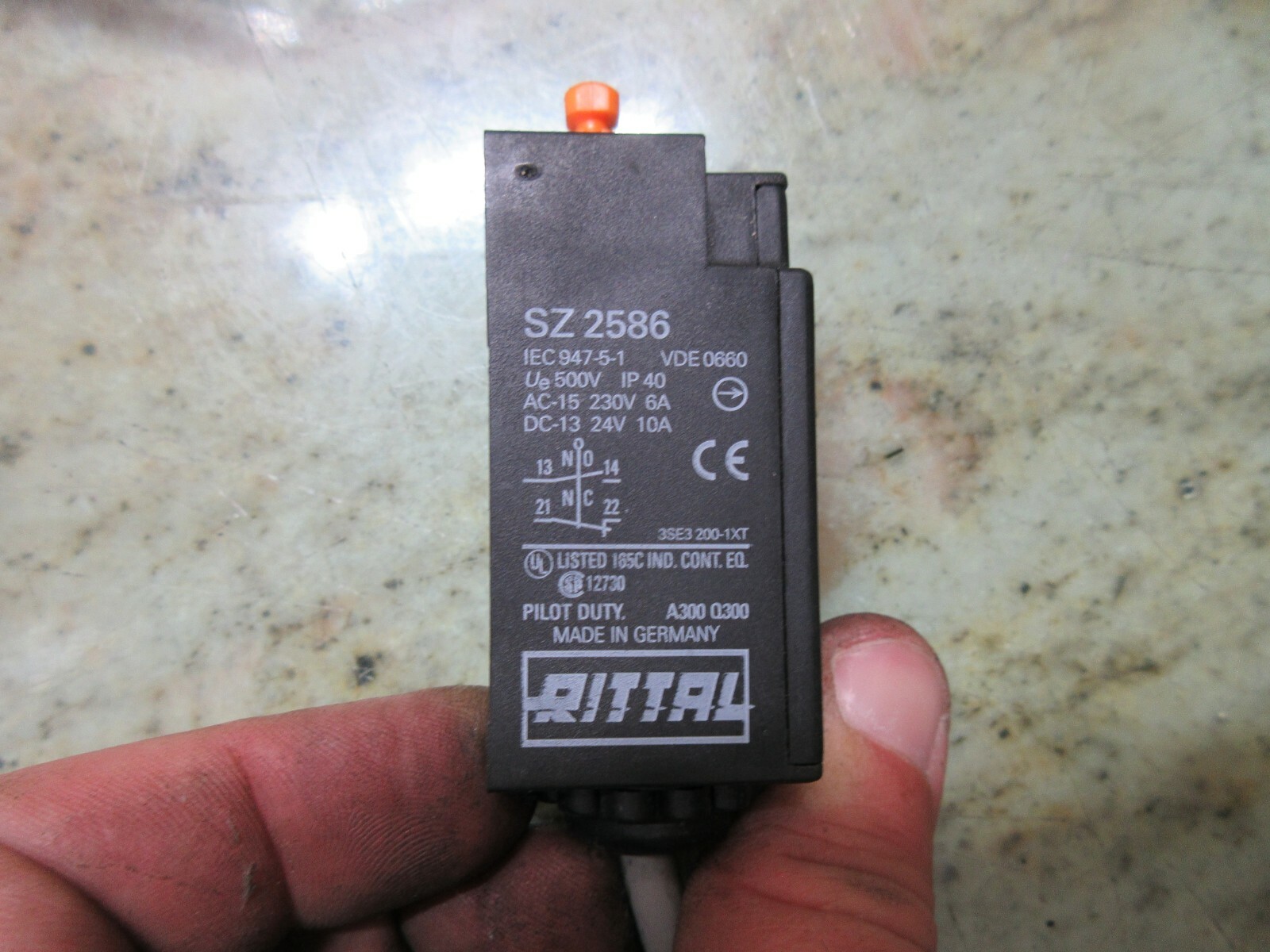 RITTAL SAFETY SWITCH SZ 2586 500V CHARMILLES ROBOFIL 690 WIRE EDM LOT ...