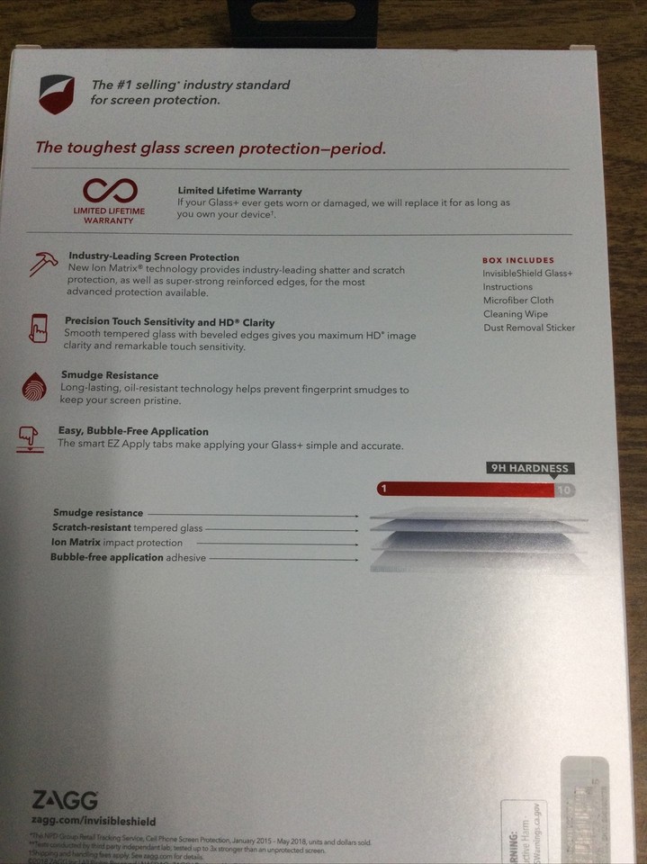 Zagg Invisible Shield glass+ for Gizmo Tablet / Samsung Galaxy Tab A | eBay