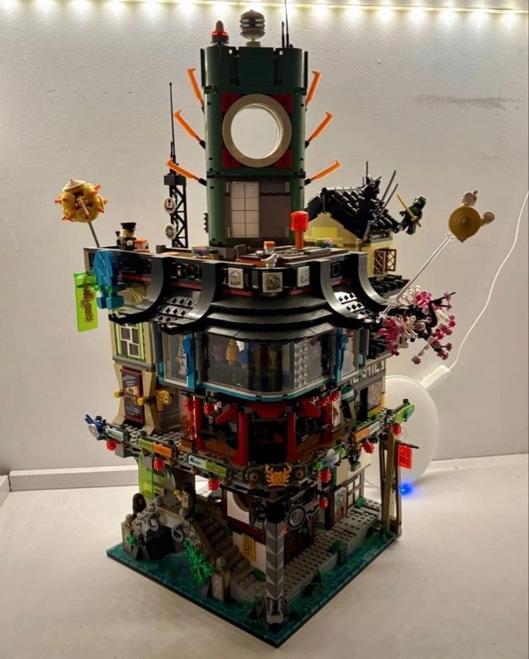 LEGO Ninjago Movie NINJAGO City 70620 Complete set No Box Excellent | eBay