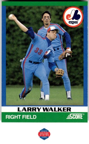 1991 Score 100 Rising Stars #21 Larry Walker | eBay