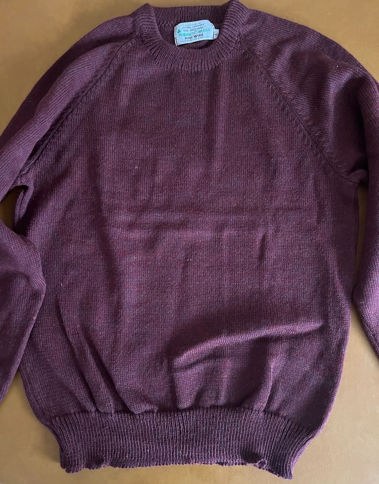 New Old Stock; Original Moriarty Ski Sweater; XXL-Wool -Made in Stowe ...