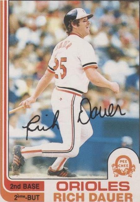 1982 O-Pee-Chee - Rich Dauer #8 for sale online | eBay