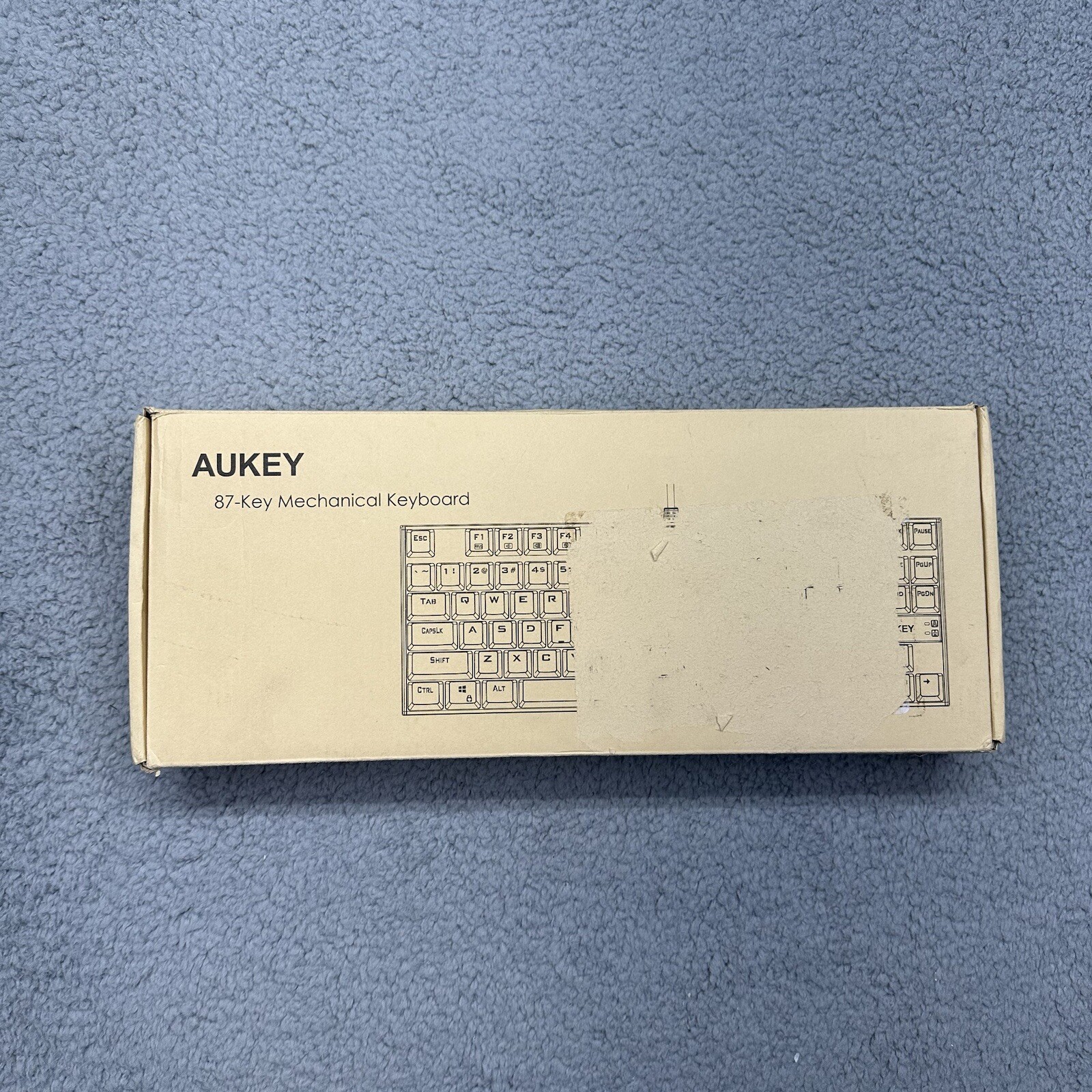 Aukey Gaming KM-G9 KMG9 TKL Compact 87-Key Mechanical Computer Keyboard ...