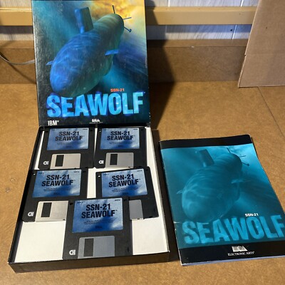 1994 SSN-21 SEAWOLF ELECTRONIC ARTS | FLOPPY DISC SUBMARINE PC GAME | eBay