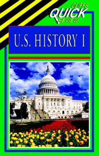 U.S. History I (Cliffs Quick Review) - Paperback By Hoffman, Abraham ...