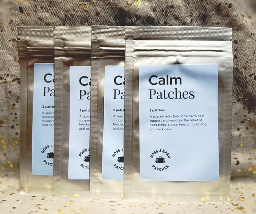 4x~Ross J Barber Calm Patches~8 Total Patches~Headaches~Stress~Neck ...