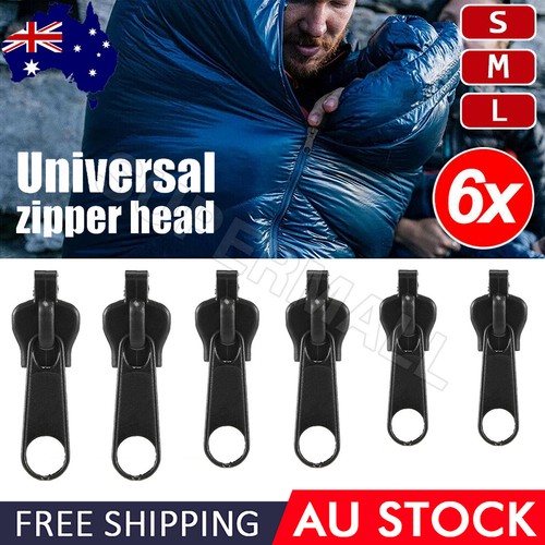 6Pcs Universal Instant Fix A Zipper Repair Replacement Zip Sewing Kit ...