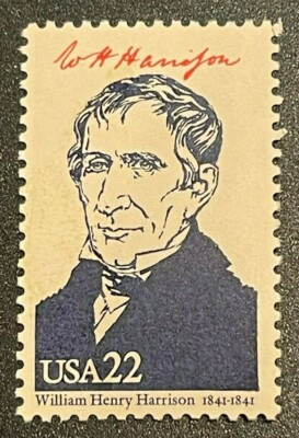 Scott#: 2216i - William Harrison 22c 1986 single stamp MNHOG | eBay
