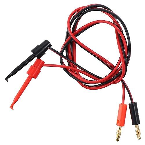4mm Banana Plug to Test Hook Clip Test Lead Kit Cable for Multimeter ...