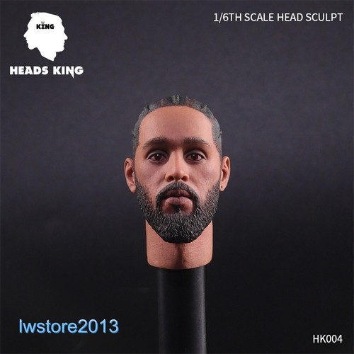 1:6 Head Sculpt HK004 Braid Man Beard For 12" Male HT Action Figure ...