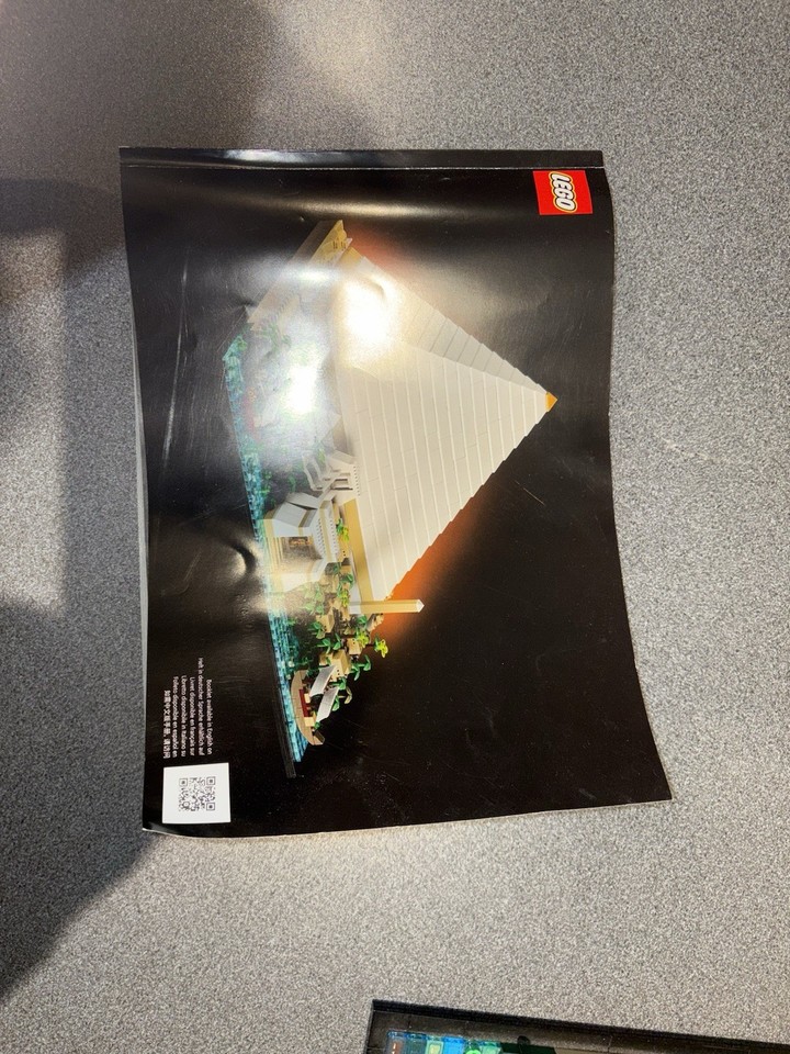LEGO Architecture Great Pyramid of Giza Set 21058, Used, Complete | eBay UK