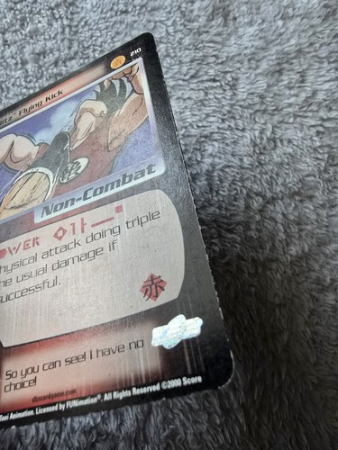 DBZ Dragon Ball Z Raditz Flying Kick 210 CCG Unlimited Saiyan Saga HP ...