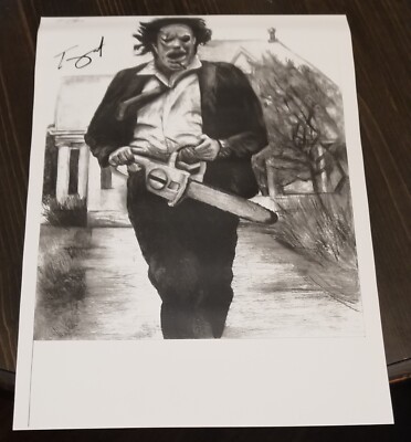 Leatherface 11X16 inch Print Signed By Artist | eBay