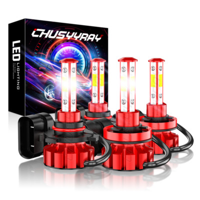 For Peterbilt 579 389 LED Combo Bulbs Headlight High Low Beam 9005 ...