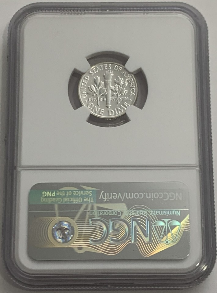 1964 Dime NGC PF69 90% Proof Silver Franklin D Roosevelt 10C Portrait ...